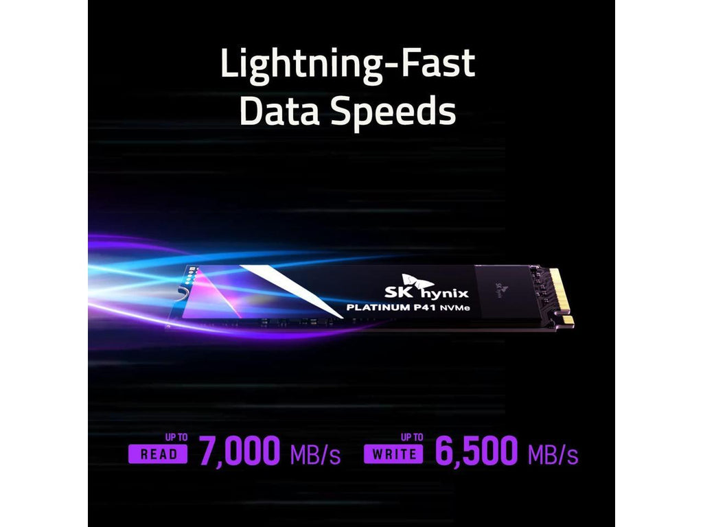 SK hynix Platinum P41 M2 SSD 2TB, M.2 2280 NVME PCIe Gen4.0 Internal S – Retailking.com