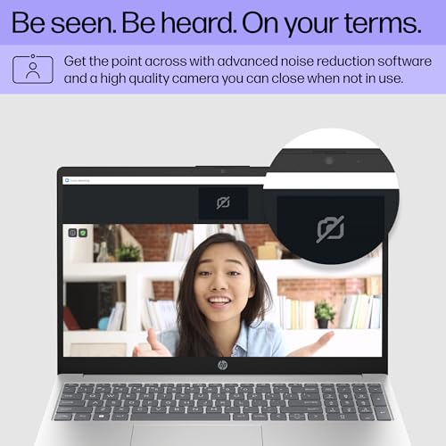 HP 15" Laptop PC HD i5-1334U 8GB 512GB SSD 15-FD0012NR Dark Ash Gray ...