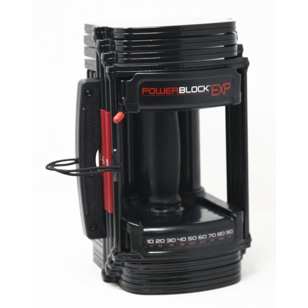 POWERBLOCK ADJUSTABLE SINGLE DUMBBELL - BLACK - Like New – Retailking.com