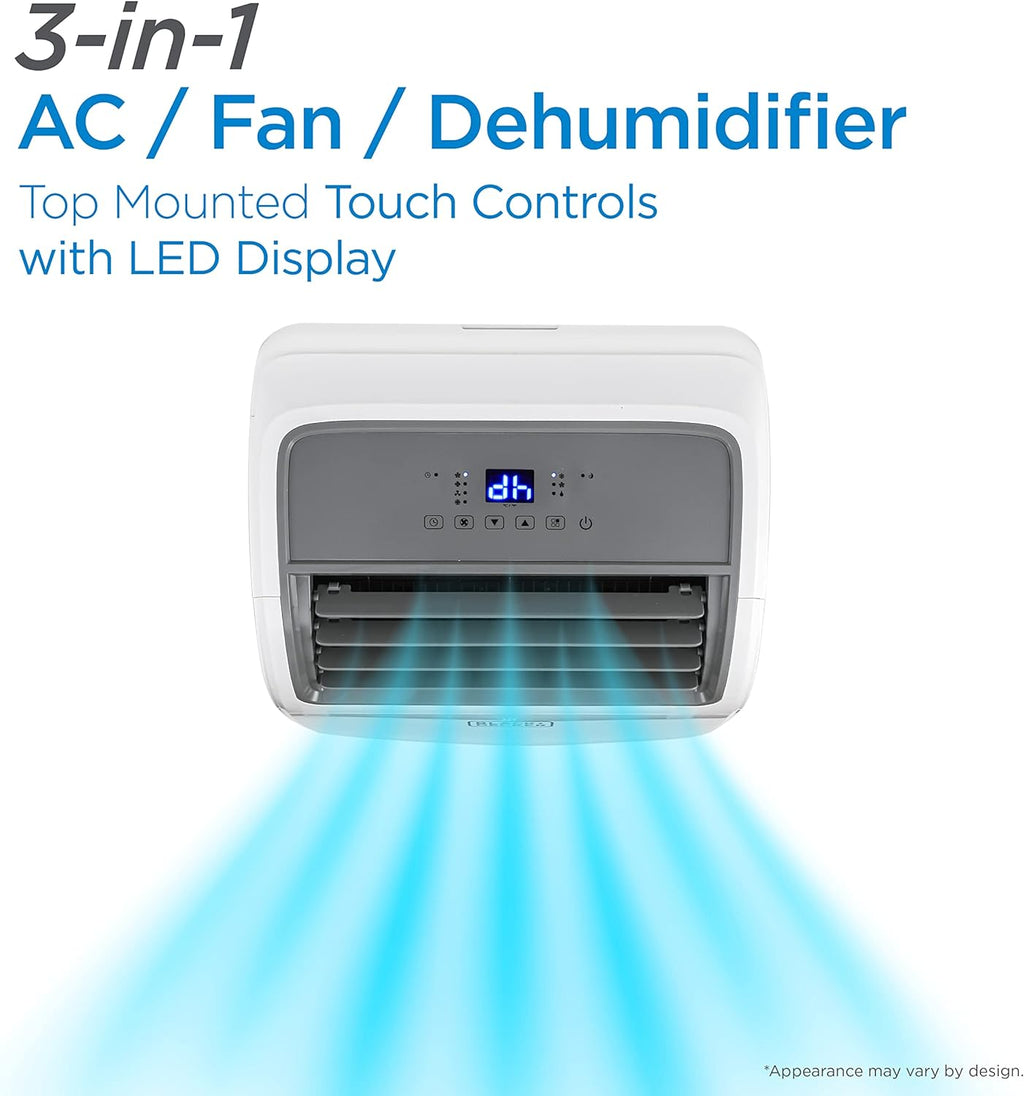 BLACK+DECKER 12,000 BTU Portable Air Conditioner BPACT12WT - White - L ...