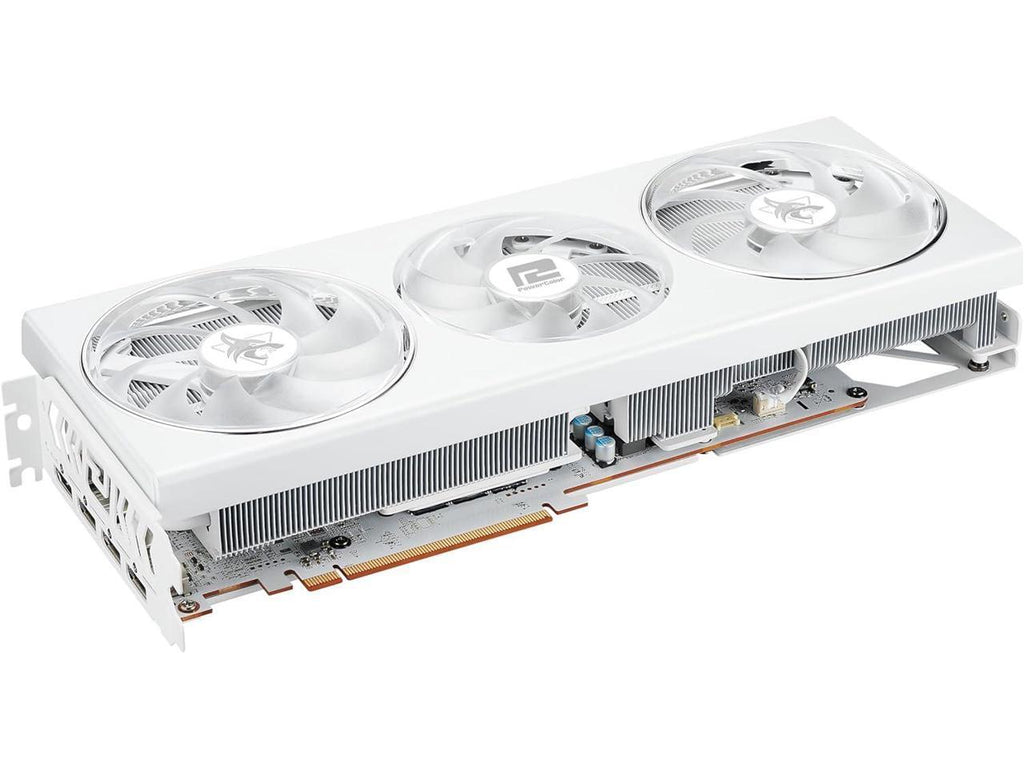 PowerColor Hellhound Spectral White AMD Radeon RX 7800 XT 16GB GDDR6 W ...