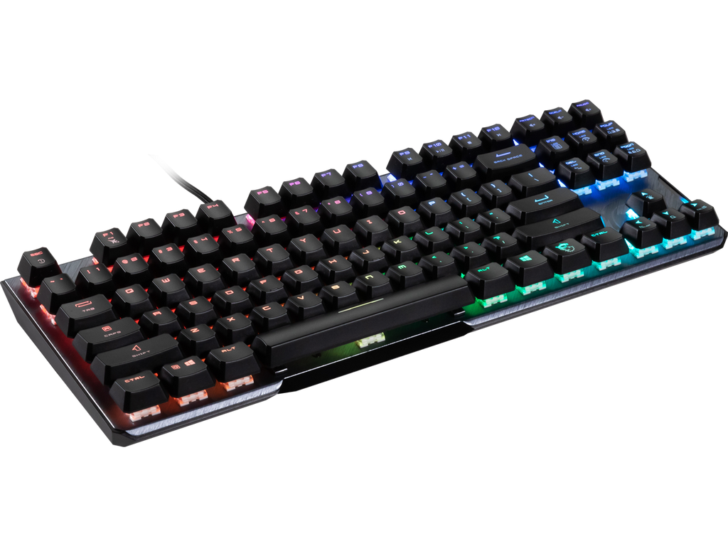 MSI Vigor GK50 Elite TKL Mechanical Gaming Keyboard - Kailh Red Switch ...