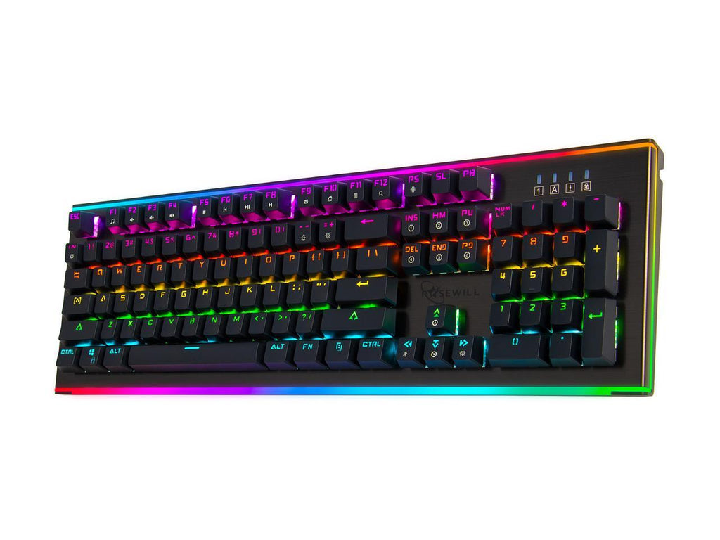 Rosewill Mechanical Gaming Keyboard, 19 RGB Backlit Modes, Dynamic Cus ...