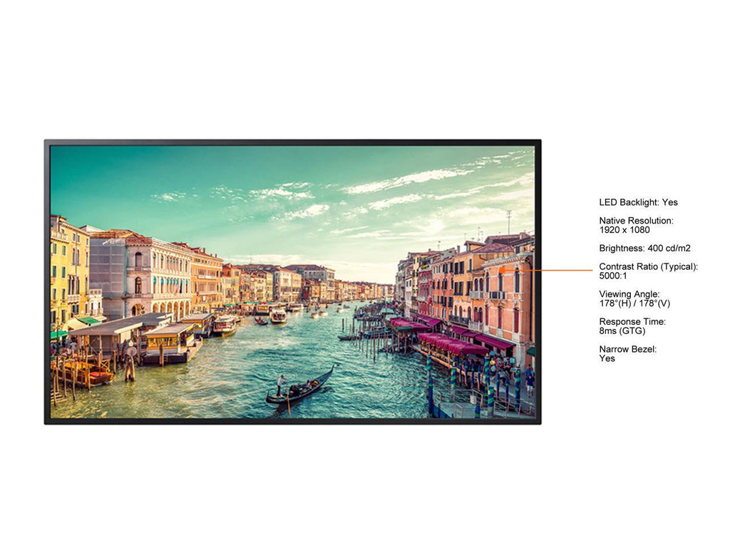 Samsung QM32R-B 32" FHD Built-in Speaker Commercial Display ...