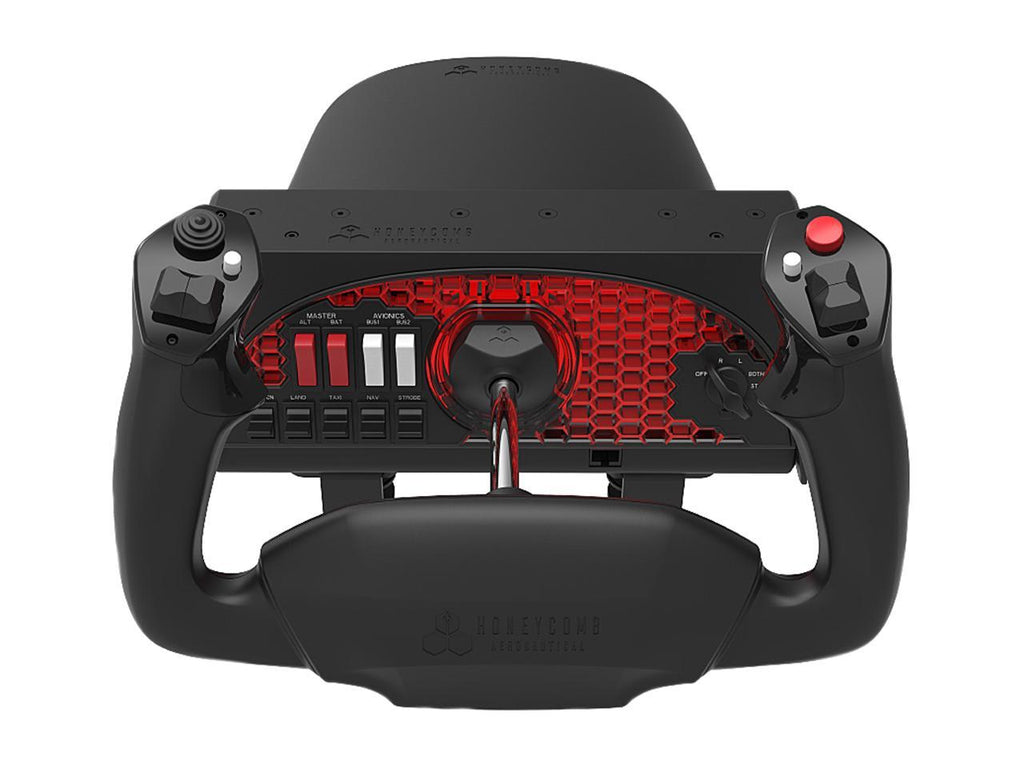 Honeycomb Aeronautical Alpha Flight Controls Yoke & Switch Panel for P ...