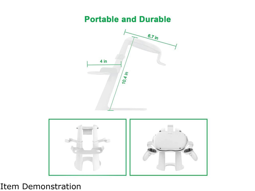 NexiGo VR Stand with Controller Holder, VR Headset Display Stand and C ...