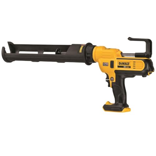 DEWALT 20V MAX CORDLESS CAULKING GUN, 29OZ, DCE570B - BLACK/YELLOW - L ...