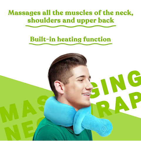 PURSONIC PORTABLE NECK & SHOULDER ADJUSTABLE MASSAGING WRAP - BABY BLU ...