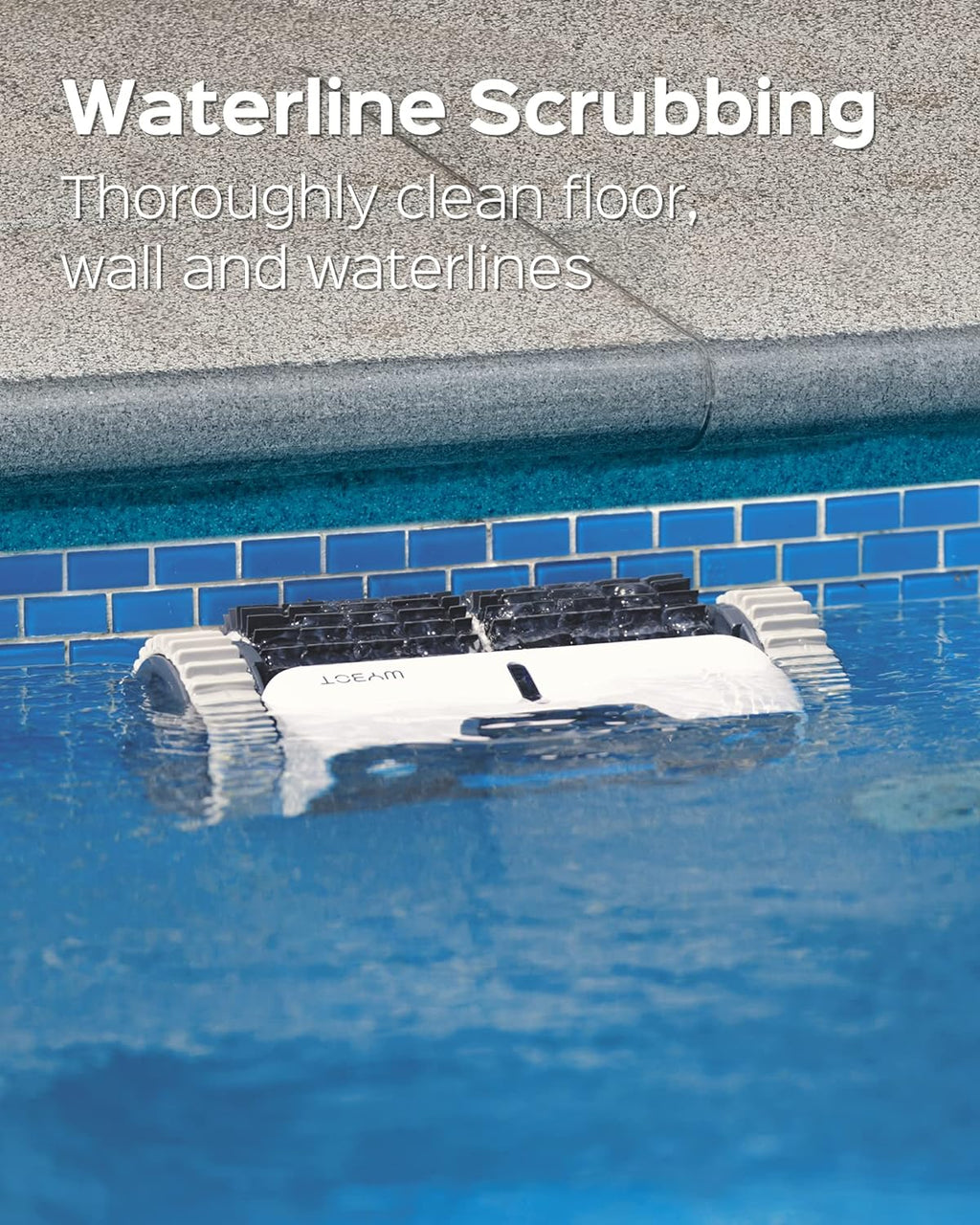 WYBOT OSPREY 700 PRO Wall Climbing Robotic Pool Cleaner - WHITE - Like ...