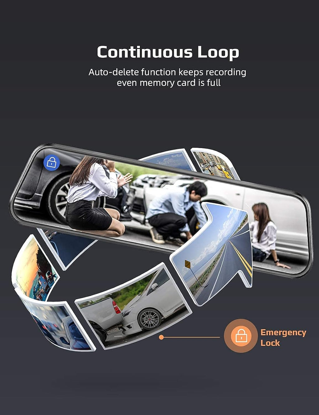 VIVILINK VX510 MIRROR MOUNTED DASHCAM - Like New – Retailking.com