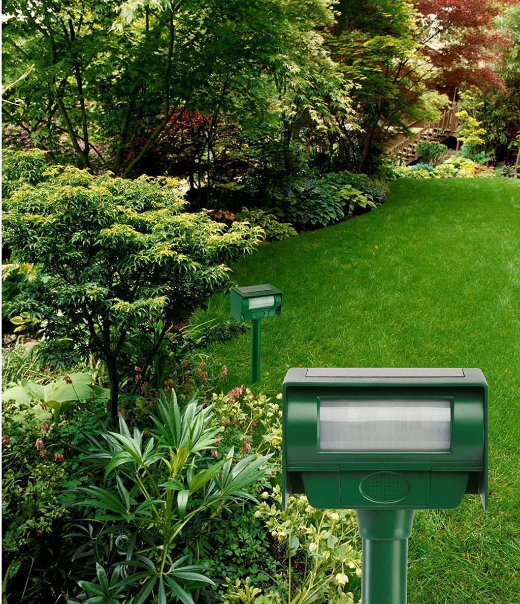 BELL+HOWELL MOTION ACTIVATED ULTRASONIC SOLAR POWERED ANIMAL REPELLER ...