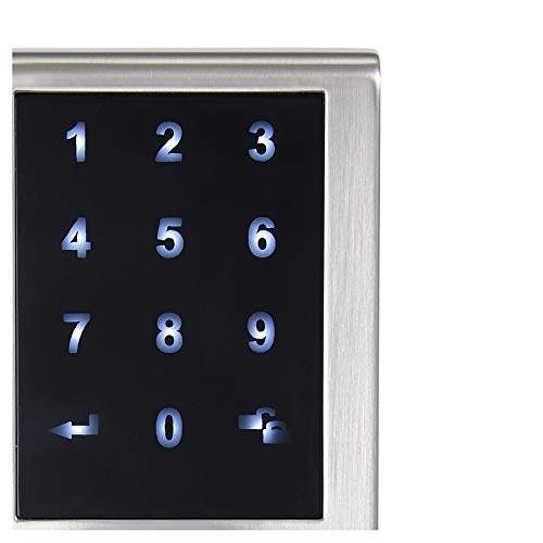 Amazon Basics Grade 3 Electronic Touchscreen Deadbolt Door Keypad Lock ...