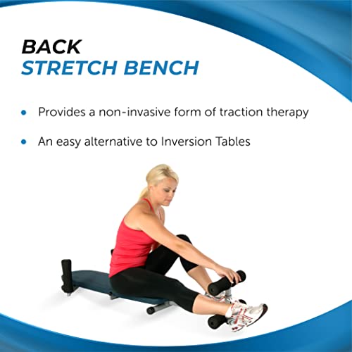 STAMINA INLINE BACK STRETCH BENCH UPPER LOWER BACK STRETCHER 55-1401B ...