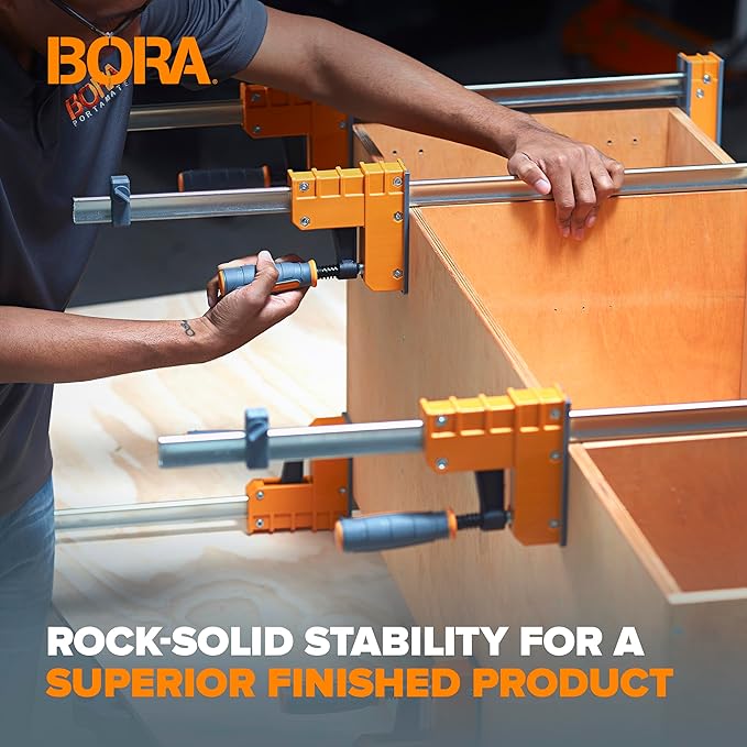 Bora 4-Piece Parallel Clamp Set 571550I - Orange - Like New ...