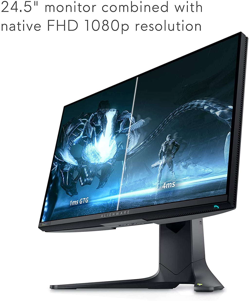 For Parts: DELL Alienware Gaming Monitor 24.5 FHD NVIDIA - DEFECTIVE M ...