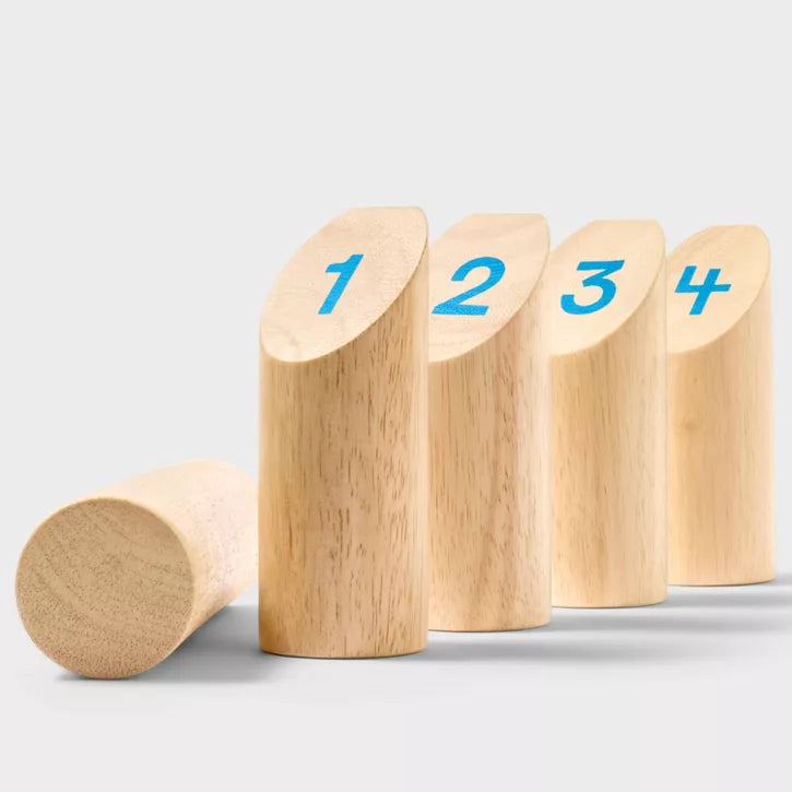 EMBARK MOLKI RUBBERWOOD NUMBERED PEG GAME TARGET TOSS - TAN - Like New ...