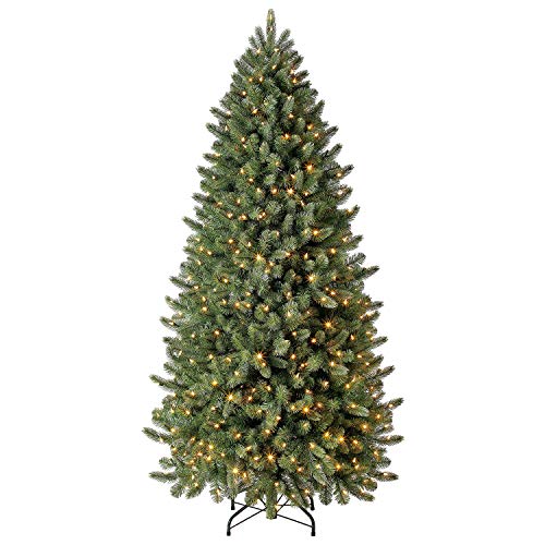 EVERGREEN CLASSICS 6.5 FT PRE-LIT VERMONT SPRUCE CHRISTMAS TREE - GREE ...
