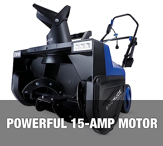 SNOWJOE Electric Walk-Behind Snow Blower Dual LED Lights SJ627E - BLUE ...
