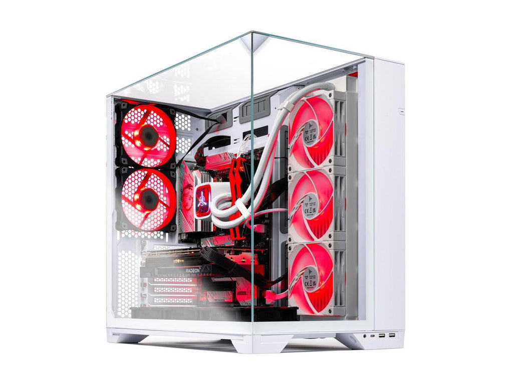 Skytech O11 Vision Gaming PC Desktop, Ryzen 7 7800X3D 4.2 GHz (5GHz Tu ...