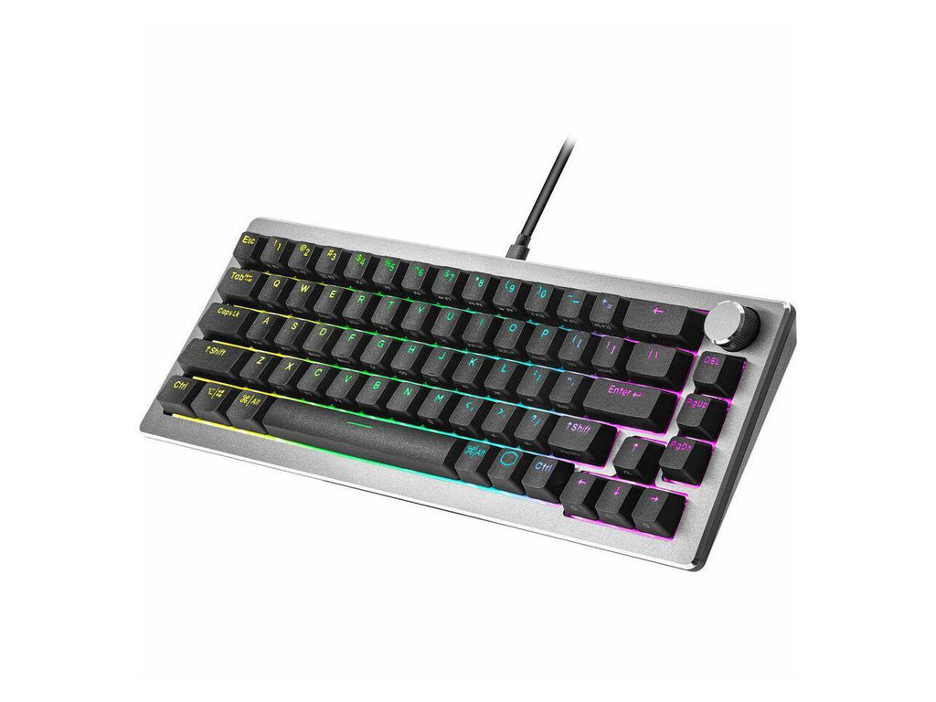 Cooler Master CK720 Hot-swappable 65% Space Gray Mechanical Gaming Key ...