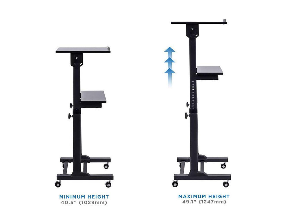 Mount-It! Mobile Standing Desk | Portable Podium and Presentation Lect ...