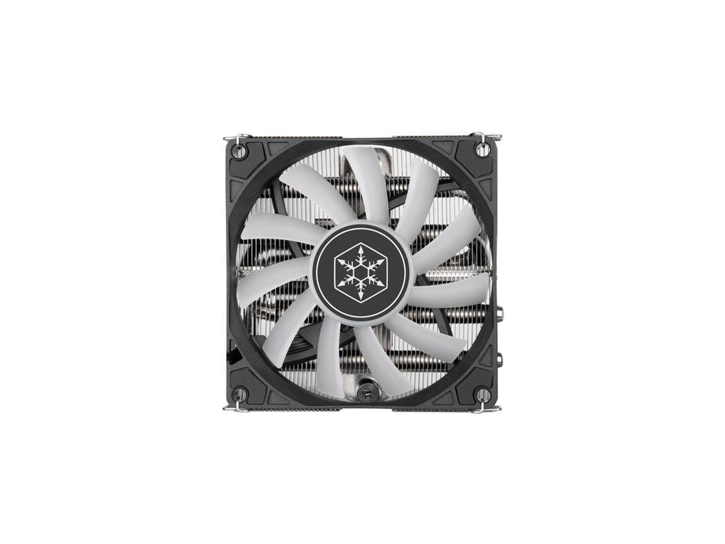Horizontal CPU cooler with 4 heat-pipes and 92mm PWM ARGB fan ...