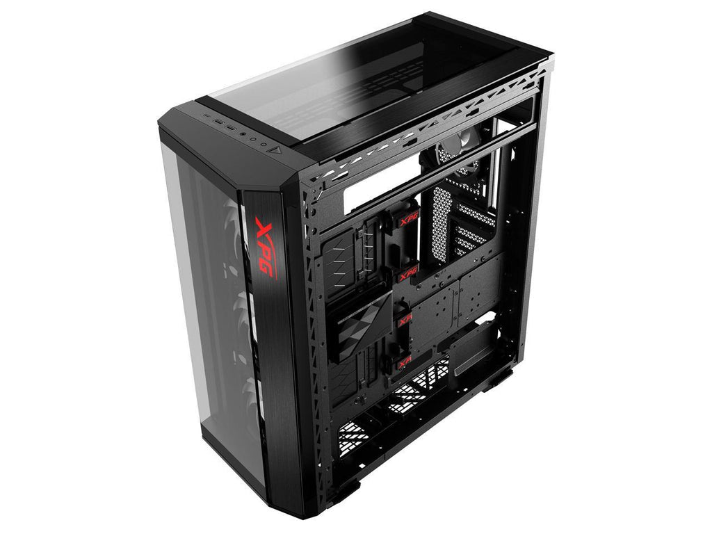XPG Battlecruiser II Mid-Tower ATX PC Gaming Case: Exoskeleton-Driven ...