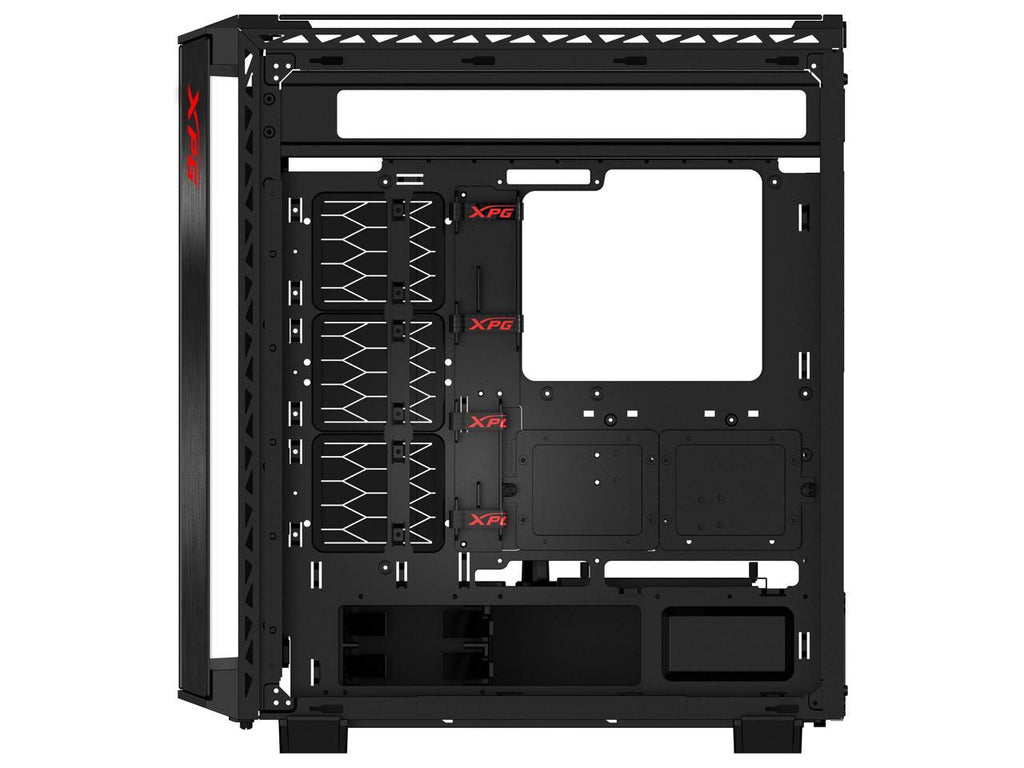 XPG Battlecruiser II Mid-Tower ATX PC Gaming Case: Exoskeleton-Driven ...