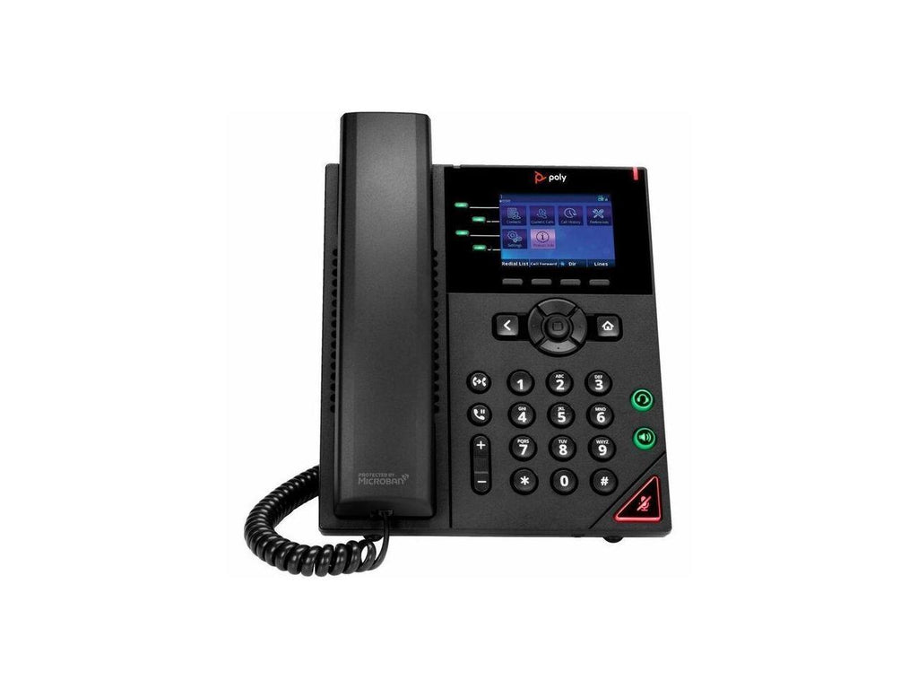 HP Poly OBi VVX 250 IP Phone Corded Corded Desktop Wall Mountable Blac ...