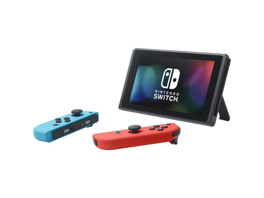Nintendo Switch Console with Neon Blue and Neon Red Joy-Con ...