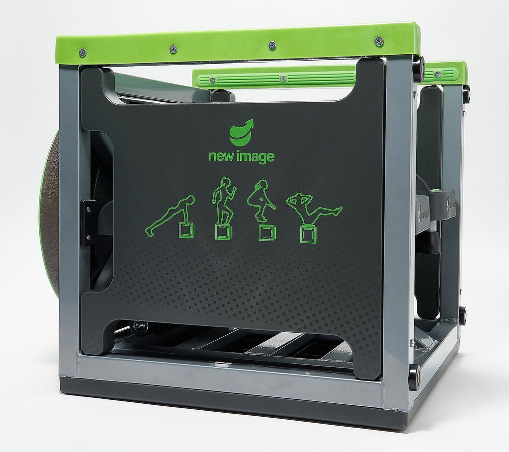 New Image Fitt Cube Compact Multi-Gym Total Body Workout - Green - Lik ...