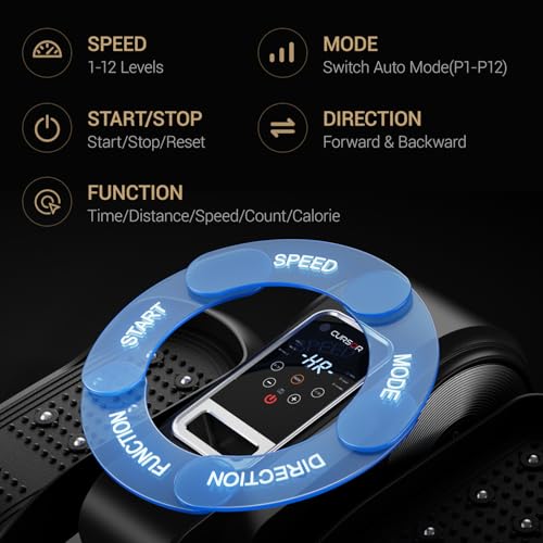 CURSOR FITNESS UNDER DESK ELLIPTICAL MACHINE ELECTRIC SEATED PEDAL EXE ...