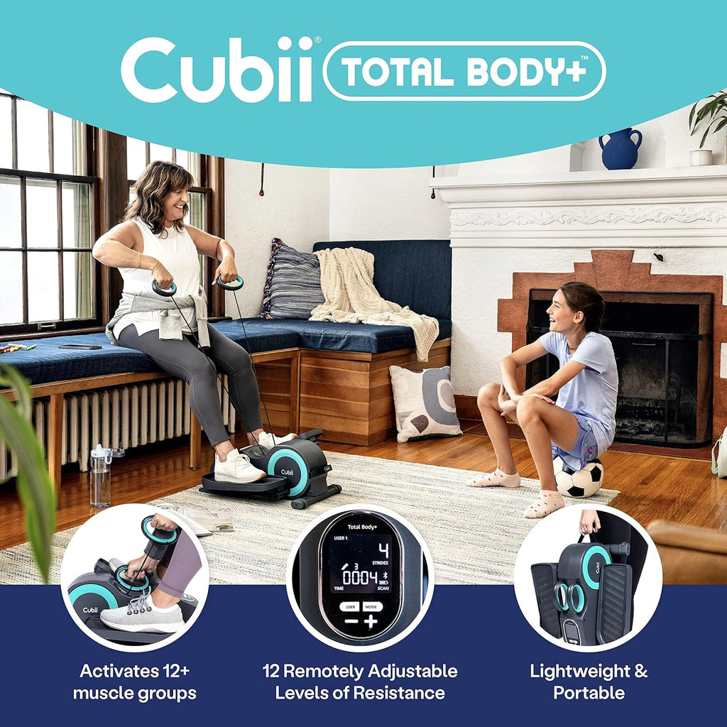 Cubii Total Body+ Seated Elliptical Exercise Machine - TEAL - Like New ...