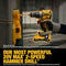 DEWALT 20V MAX XR BRUSHLESS CORDLESS 1/2 IN HAMMER DRILL TOOL ONLY - Y ...