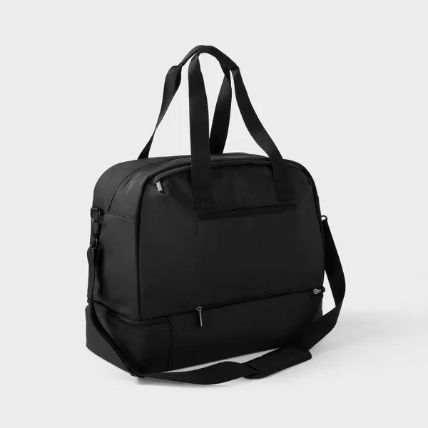 OPEN STORY WEEKENDER BAG WITH DROP-BOTTOM - BLACK - Like New ...