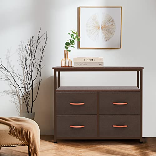 AZL1 LIFE CONCEPT STORAGE DRESSER WITH SHELVES STURDY STEEL FRAME - CO ...