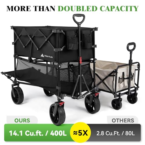 Hikenture Double Decker Wagon, 400L Extra Large Beach Wagon - Like New ...