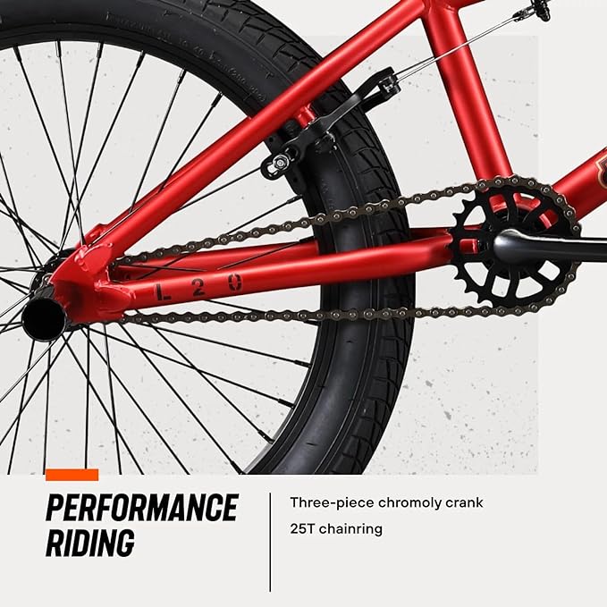 Mongoose Legion L20 Kids Freestyle BMX Bike Hi-Ten Steel Frame 20" Whe ...