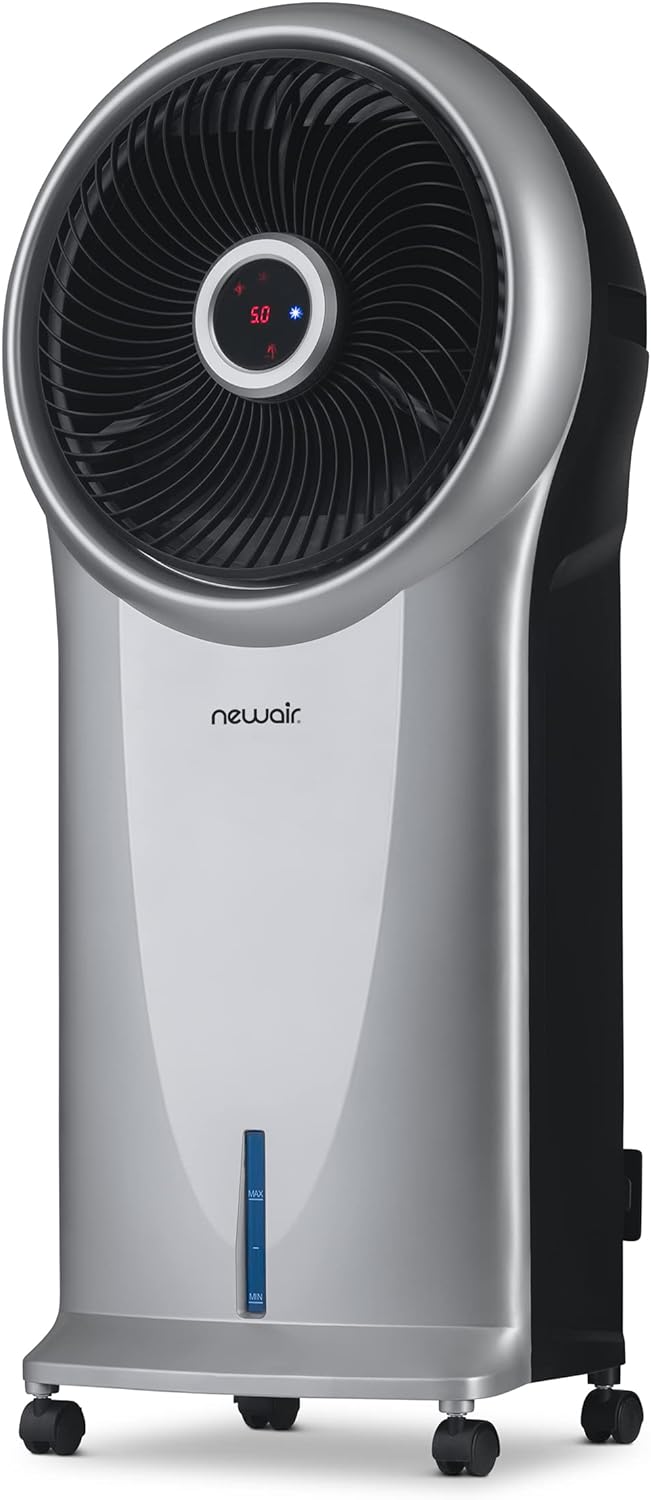 Newair Evaporative Air Cooler and Portable Cooling Fan - SILVER - Like ...