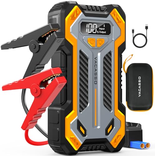VACASSO CAR JUMP STARTER 5000A BATTERY JUMP STARTER LED LIGHT Z08 - BL ...