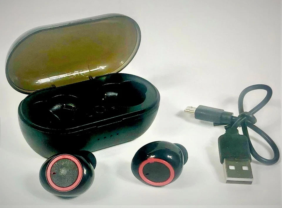 SPORT WIRELESS TWS EARBUDS TWIST LOCK 8HOUR 3 BUTTON MIC VERSION V5.0 ...