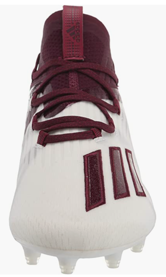 EH1311 Adidas Men's Adizero Football Cleats White/Maroon 12 - Like New ...