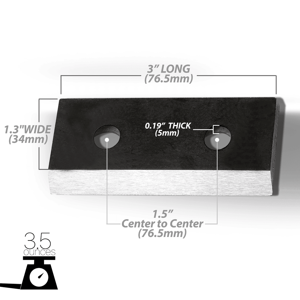 GreatCircleUSA Wood Chipper/Shredder Replacement Blades - For our 3-in ...