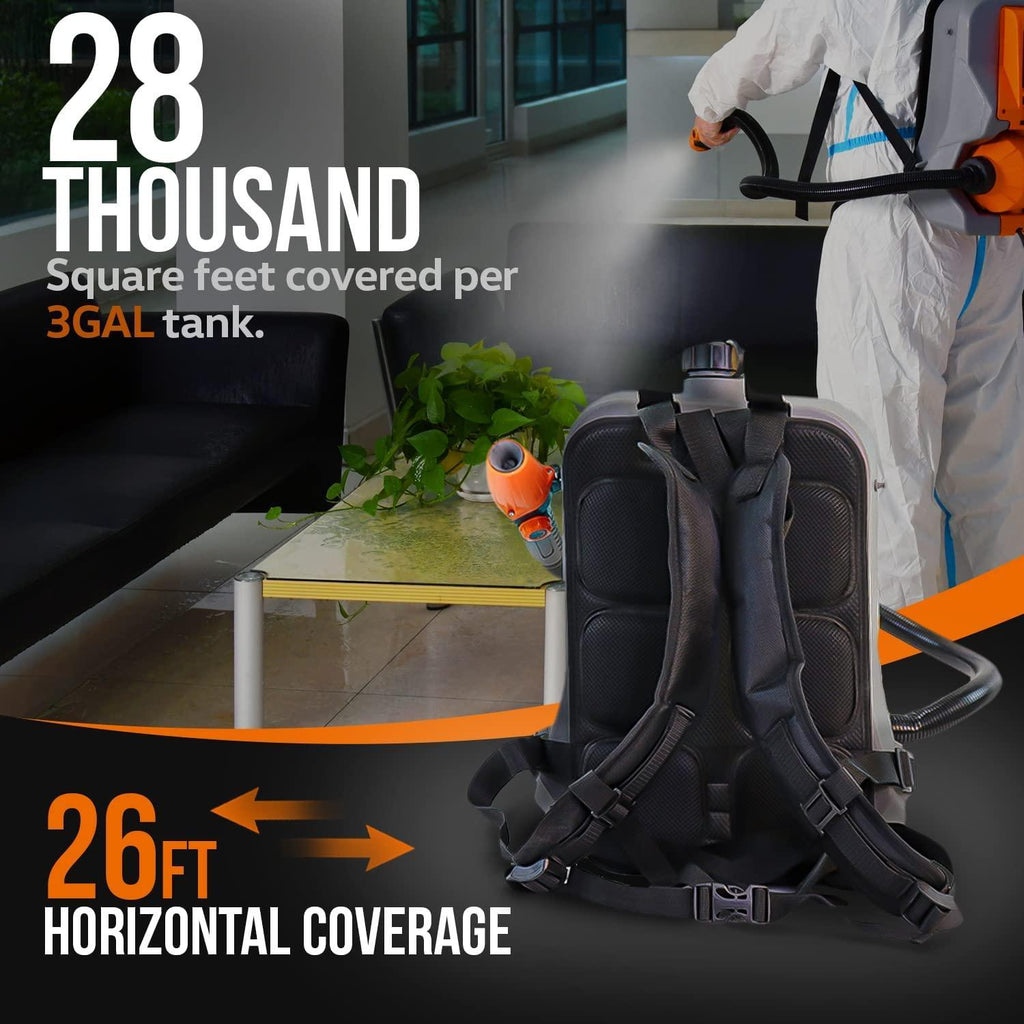 SuperHandy Electric Backpack ULV Fogger - 120V Corded, 2.6Gal, For San ...