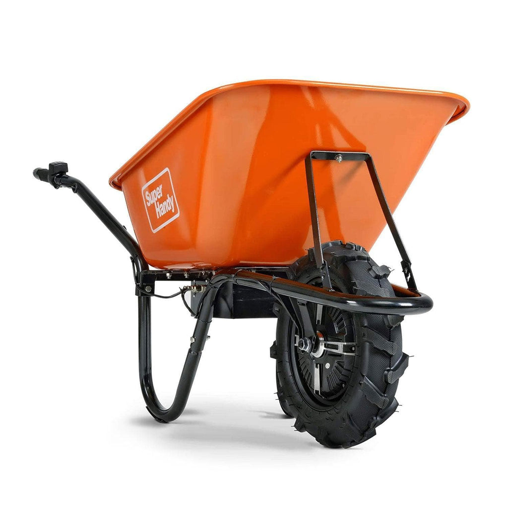SuperHandy Electric Self-Propelled Wheelbarrow - 24V 12Ah Battery Syst ...