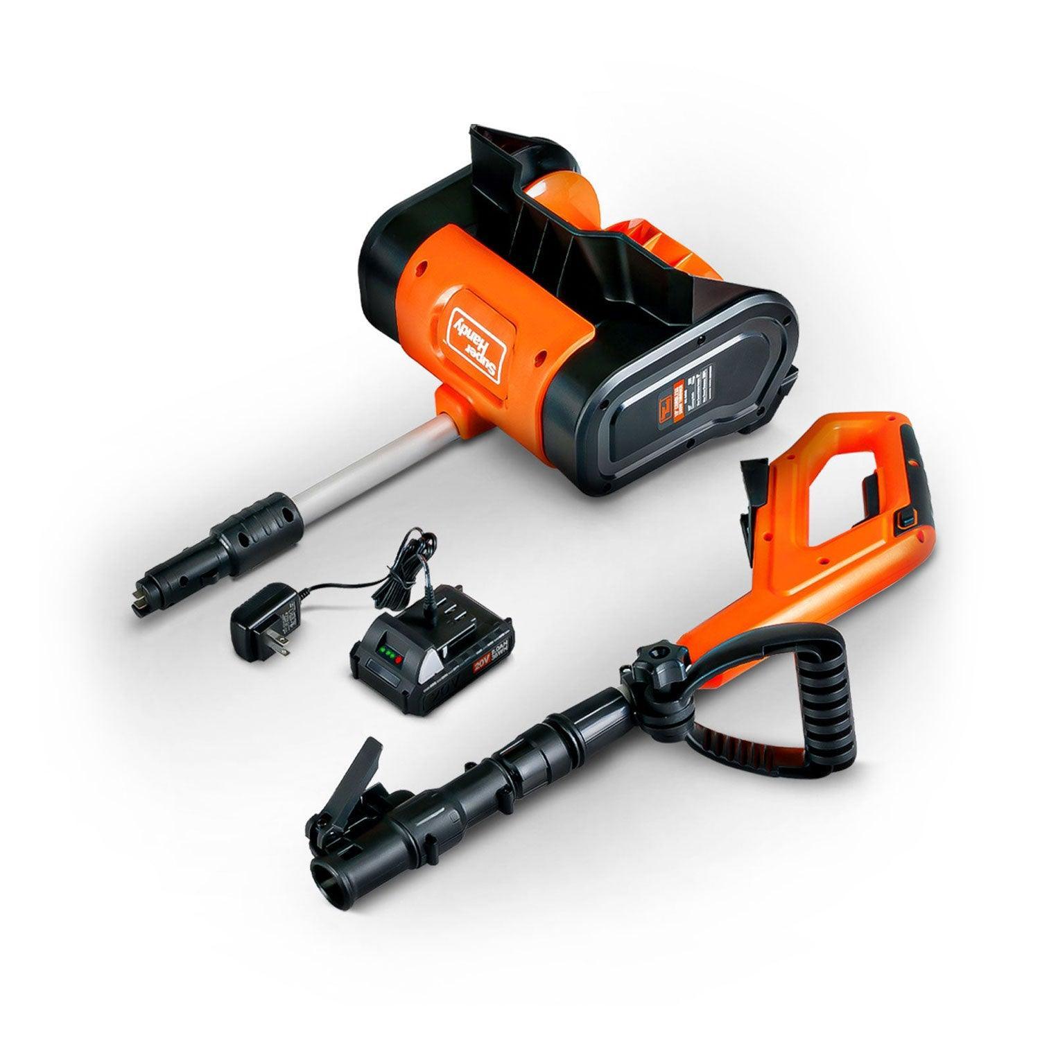 SuperHandy Electric Snow Thrower/Blower Shovel - 20V 2Ah Cordless Batt ...